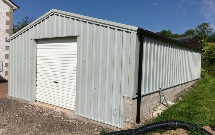 merlin grey Archives - Abtech Steel Buildings Steel Garden Sheds ...