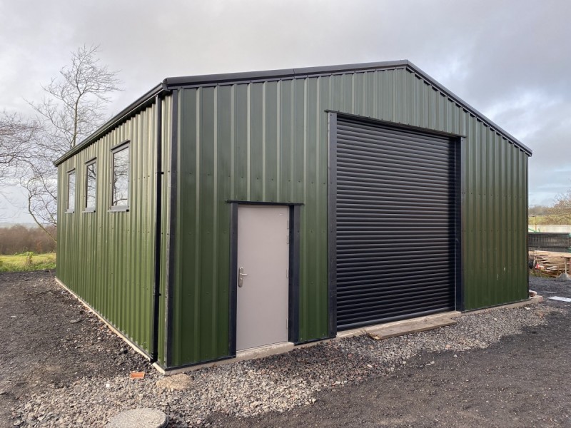 Juniper Green Building - Abtech Steel Buildings Steel Garden Sheds ...