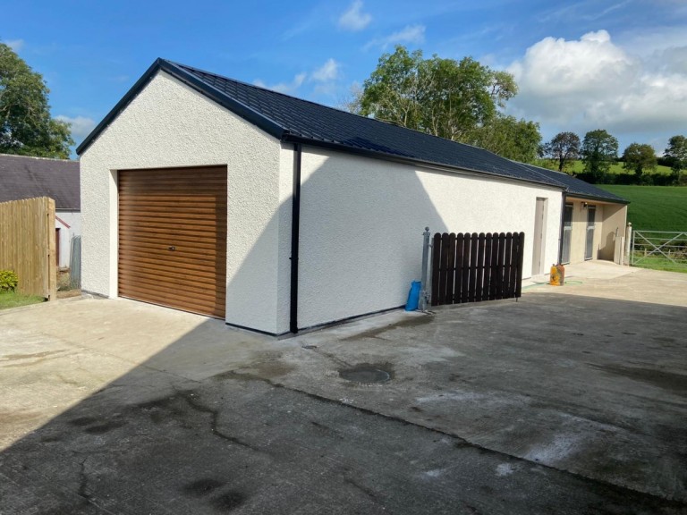 Rendered Garage - Abtech Steel Buildings