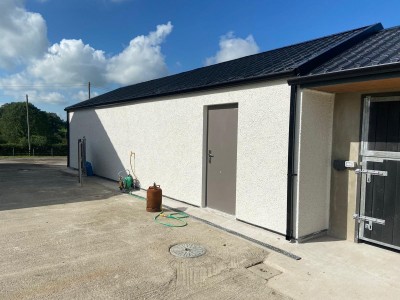 Rendered Garage - Abtech Steel Buildings Steel Garden Sheds Garages ...