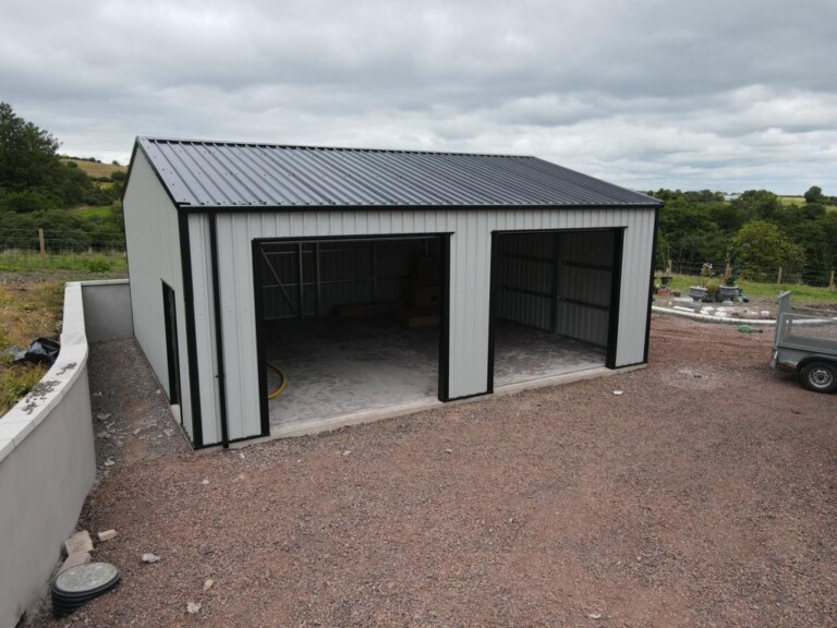 Domestic Steel Garages (Steel Clad Buildings) - Abtech Steel Buildings