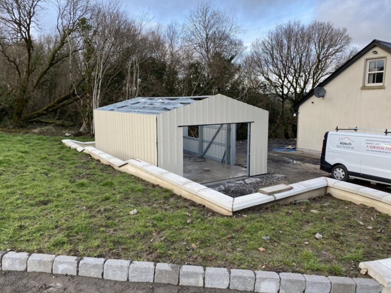 Domestic Steel Garages (Steel Clad Buildings) - Abtech Steel Buildings